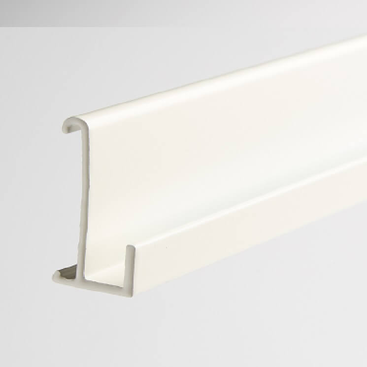 ARTUP J rail, white, 3m - Picture Hanging Systems